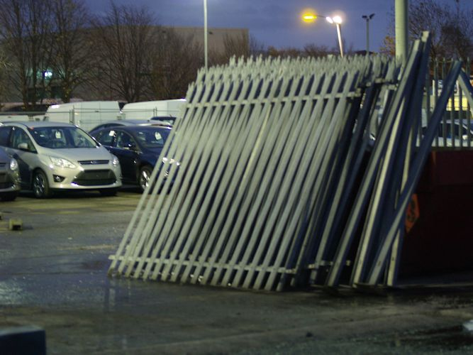 Industrial Fencing Contractors Bolton Bury | Steel Palisade Mesh Gates ...